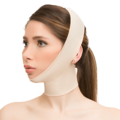 Chin Strap Support Compression Garment W/ Full Neck Support - Meditex